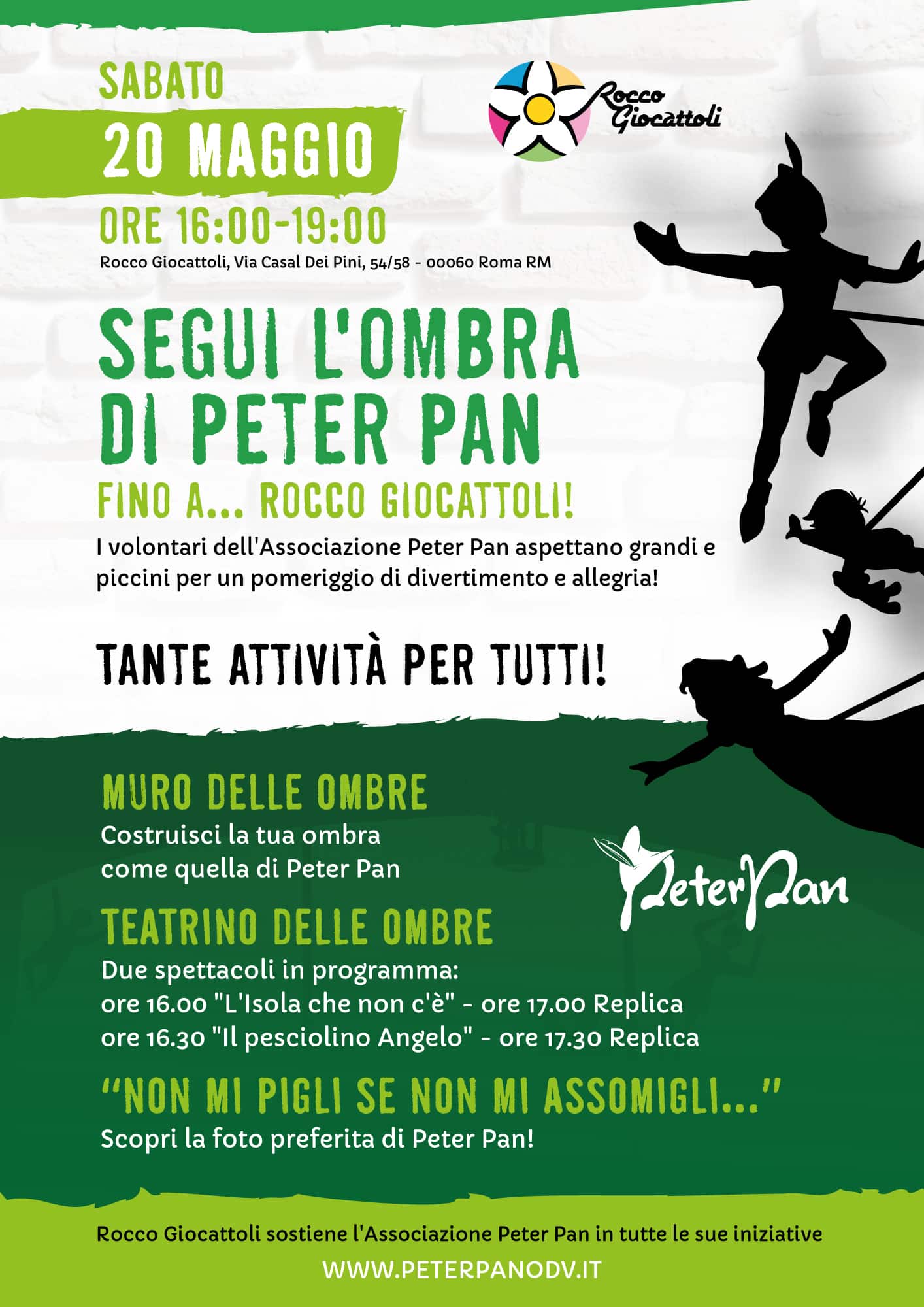 Il 5x1000 e tanto divertimento: il 20 maggio gioca con le ombre di ...