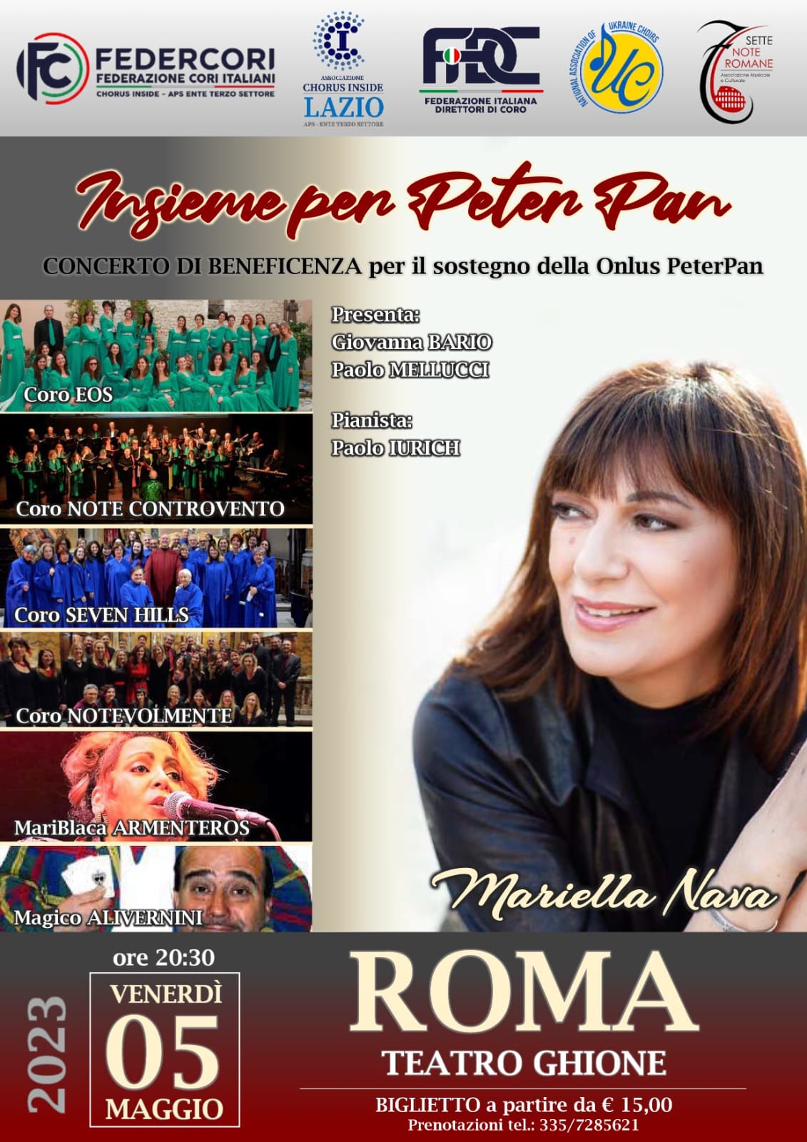 "Insieme per Peter Pan": concerto corale di beneficenza il 5 maggio al ...
